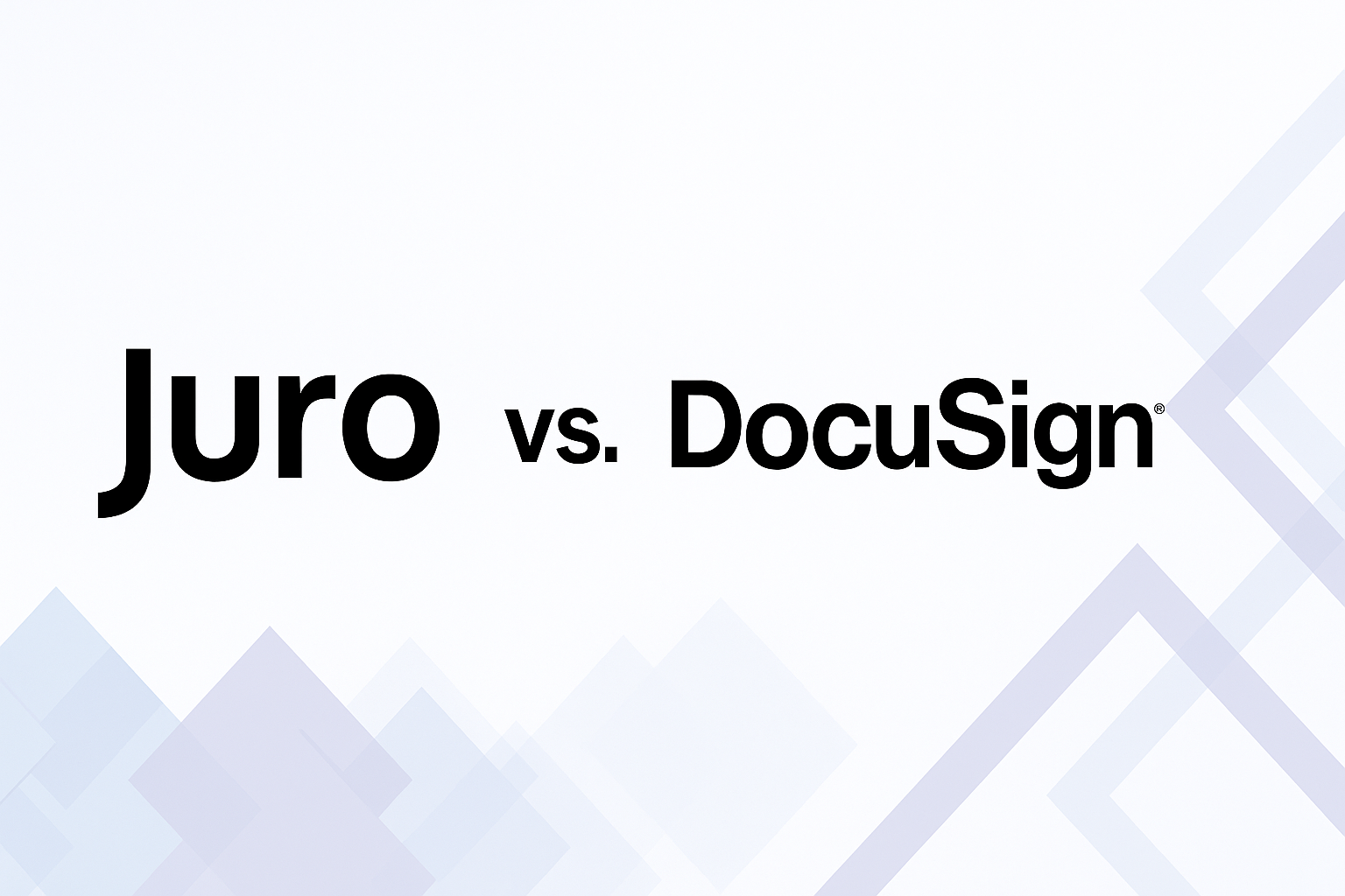 Juro vs. DocuSign CLM: What Legal Teams Should Compare